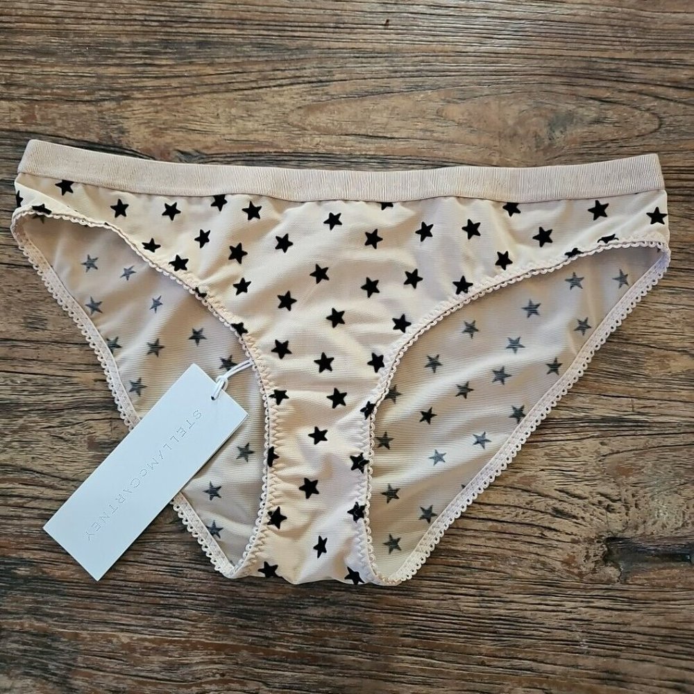 Stella Mccartney Betty Twinkling Star Bikini Brief New - Gem